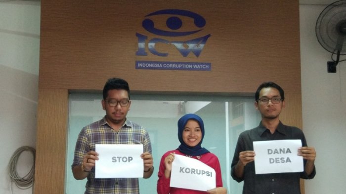 ICW Sebut Korupsi Dana Desa Meningkat, Dana Desa Jadi Bancakan Pejabat ...