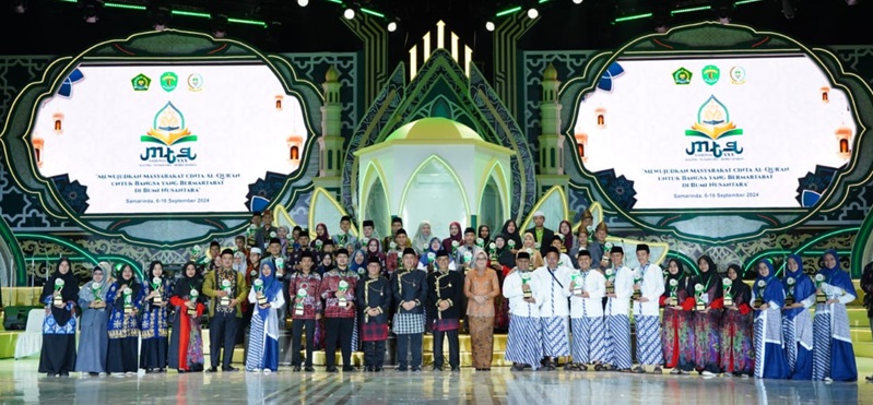 MTQ Nasional 2024 Resmi Berakhir: Tuan Rumah Kaltim Juara Umum, Jakarta ...