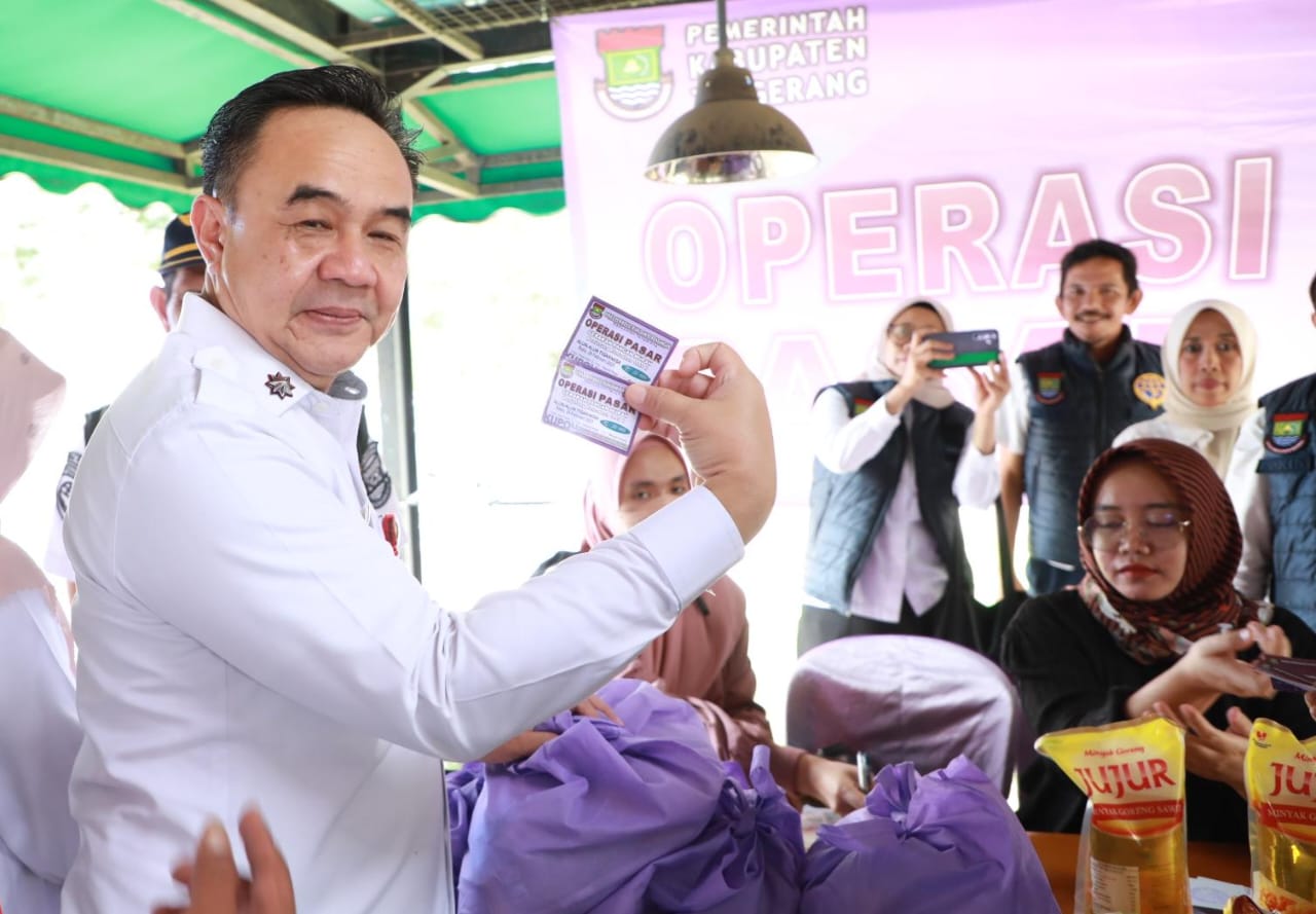 Dibuka Sekda Soma Atmaja, Pemkab Tangerang Gelar Operasi Pangan Murah ...